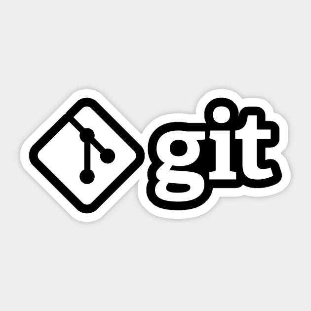 git - distributed version-control system - Git - Sticker | TeePublic